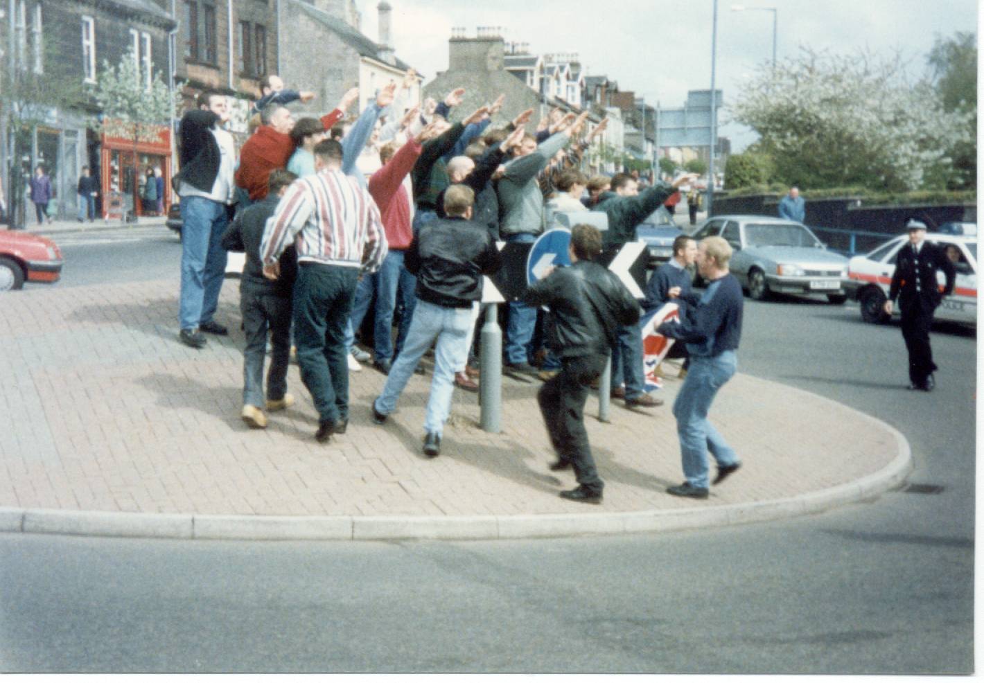 Airdrie use 'Nazi' soldiers on Remembrance Day programme - Stormfront